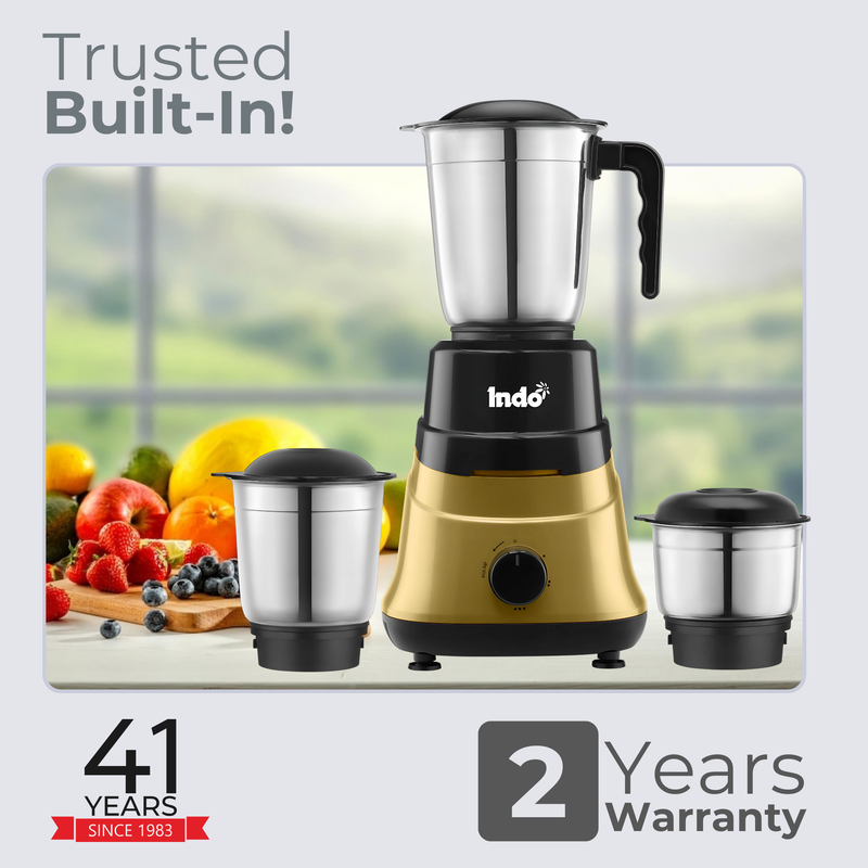 Indo Club 500 Watt Mixer Grinder Under 2000 Mixie For Kitchen – Indo ...